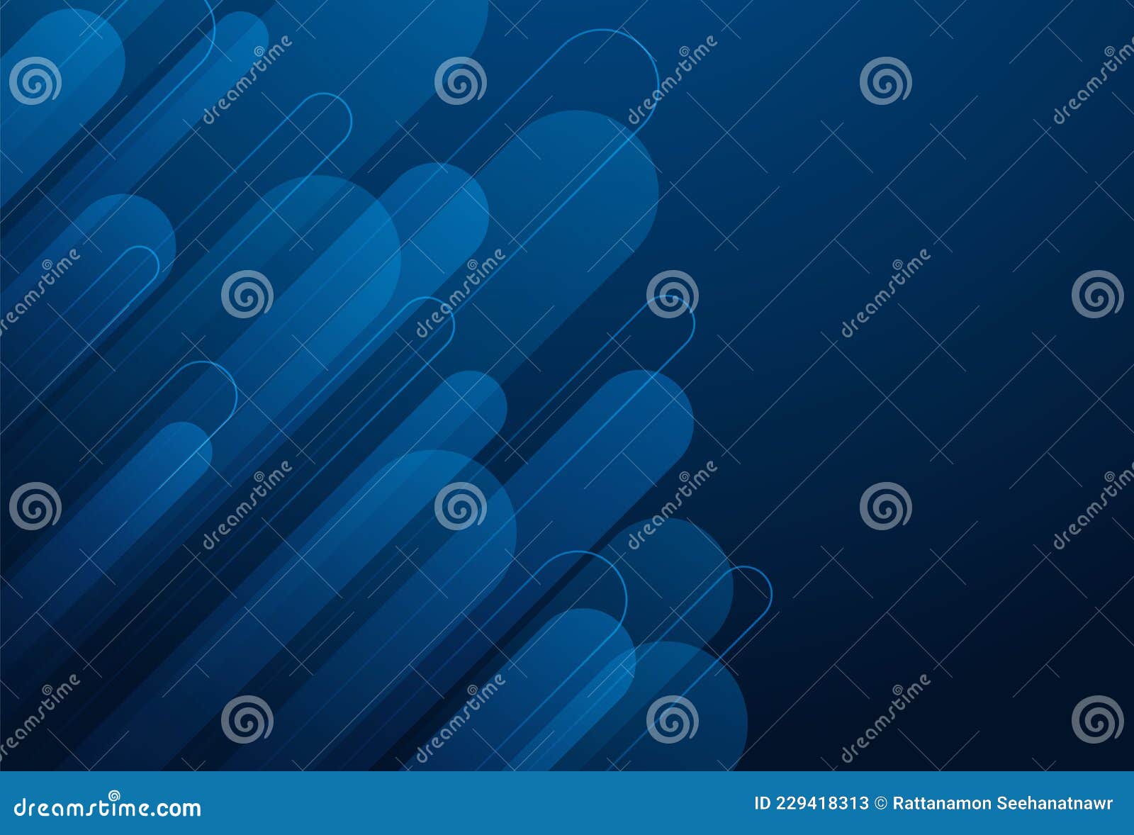 Abstract Dark Blue Geometric Shapes Background with Lines. Modern ...