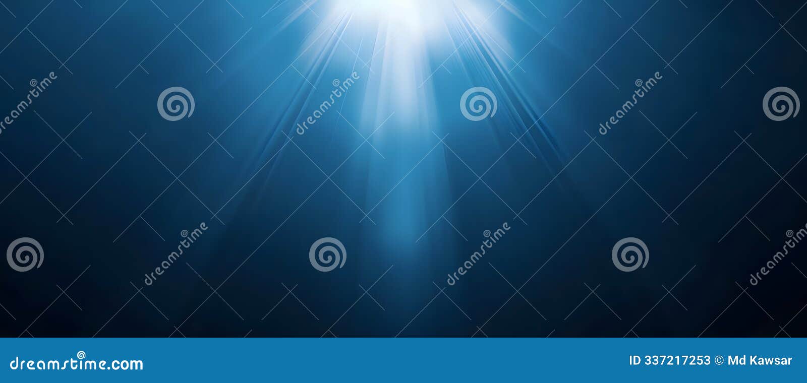 Abstract Dark Blue Gradient Spotlight Background Stock Illustration ...