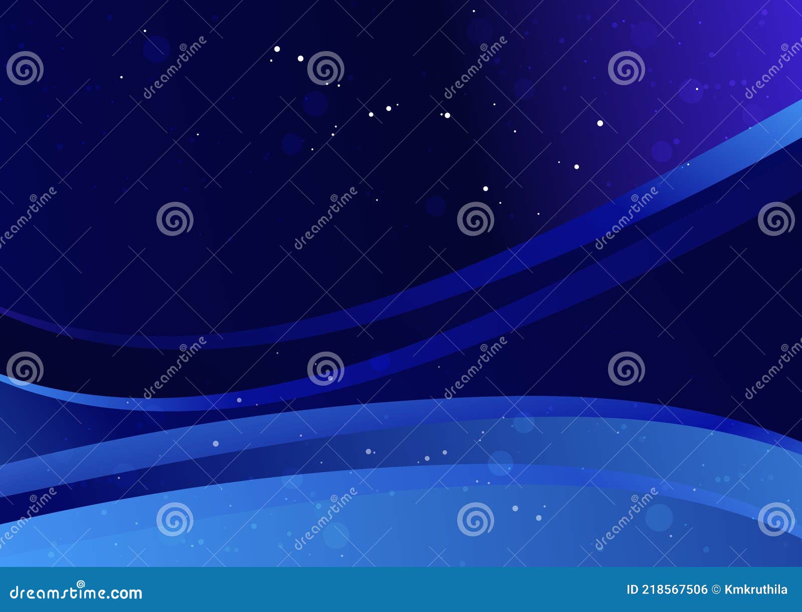 Abstract Dark Blue Gradient Wave Background Illustration Stock Vector ...