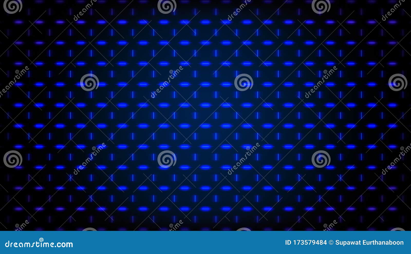 Abstract Dark Blue Grid Pattern Design Background. Light Glow Led ...