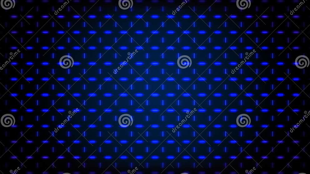 Abstract Dark Blue Grid Pattern Design Background. Light Glow Led ...
