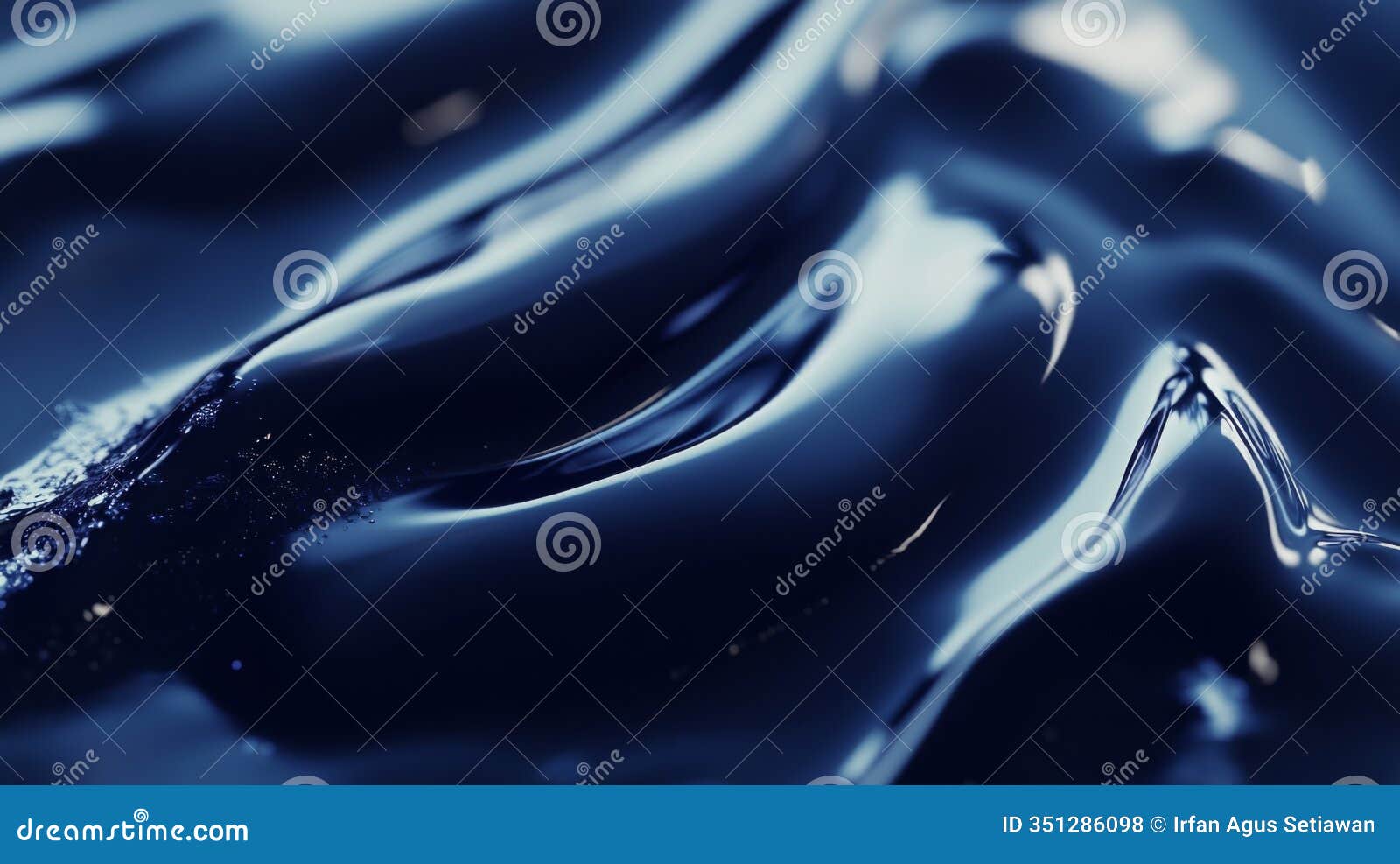 Abstract Dark Blue Liquid Surface Texture Stock Illustration ...