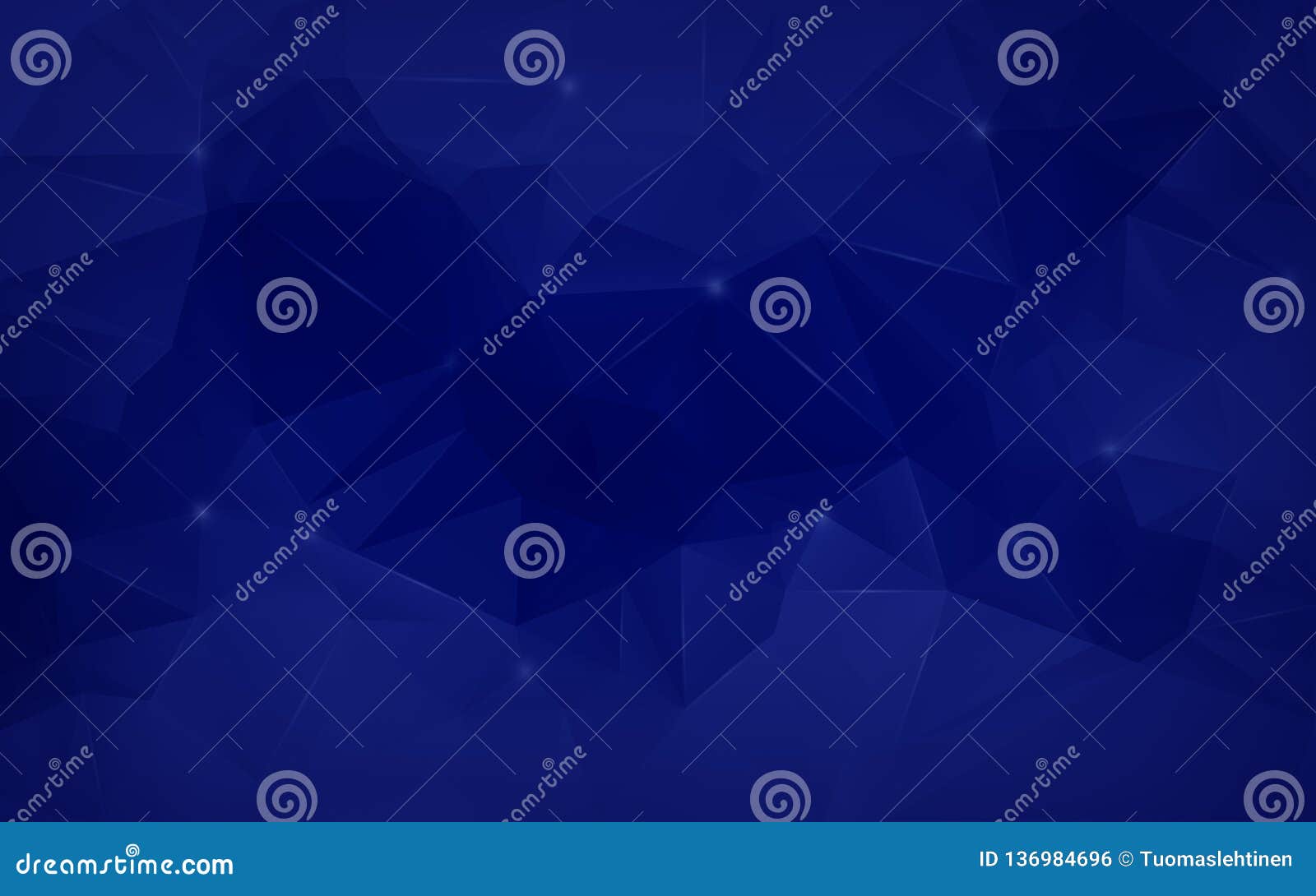 Abstract Dark Blue Low Poly Background Stock Illustration ...