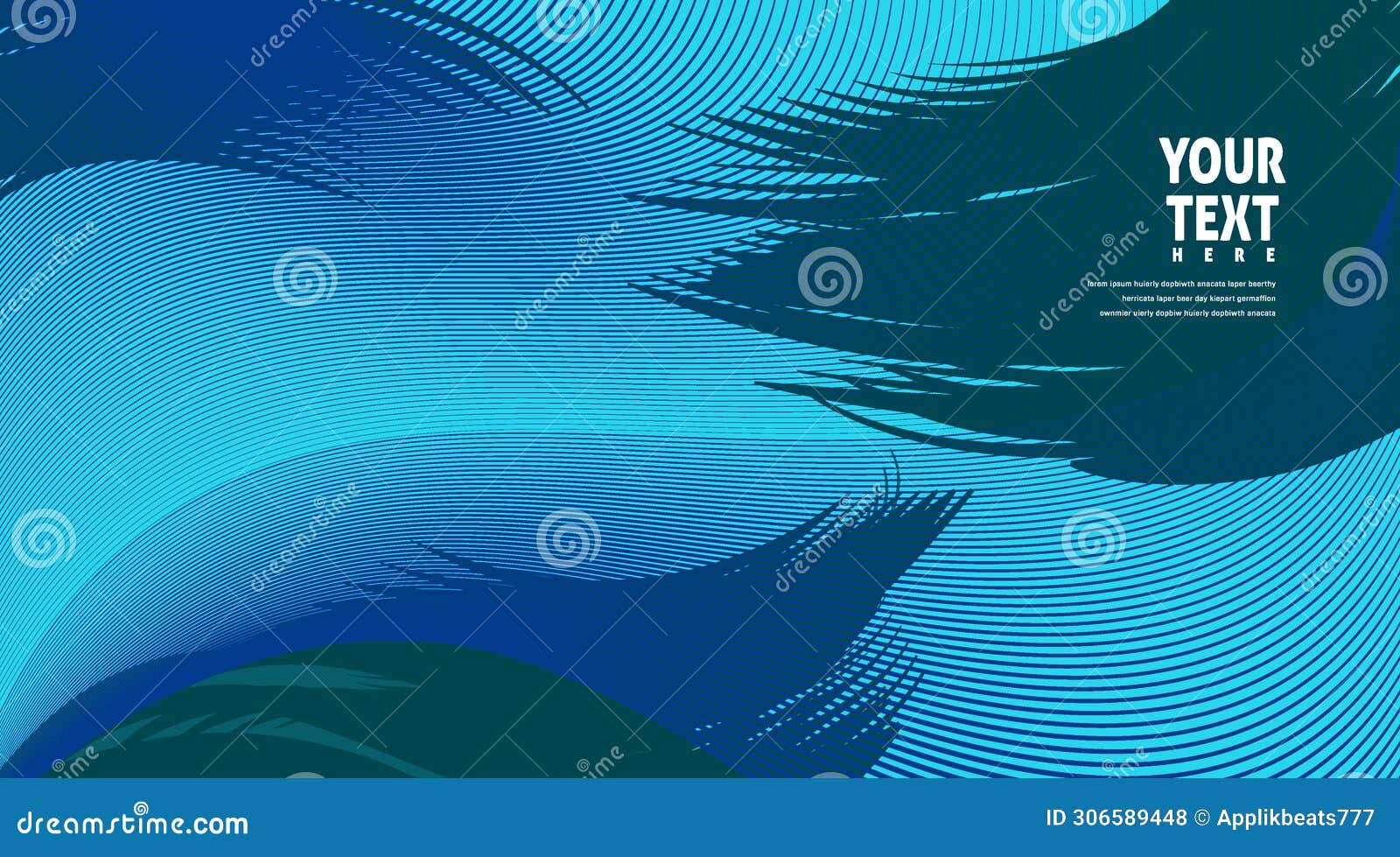 Abstract Dark Blue Mesh Gradient with Glowing Green Curve Lines Pattern ...