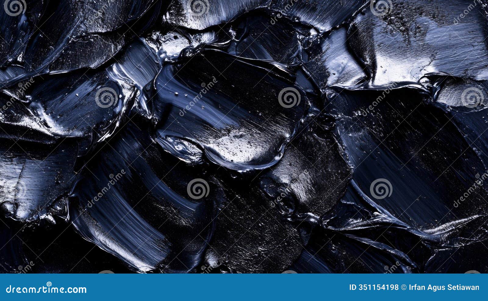 Abstract Dark Blue Paint Texture Swirls Stock Illustration ...