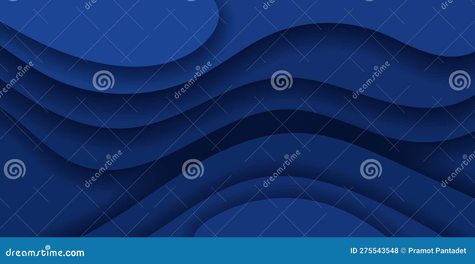 Abstract Dark Blue Paper and Overlap Wave Curve Line Dimension Modern ...