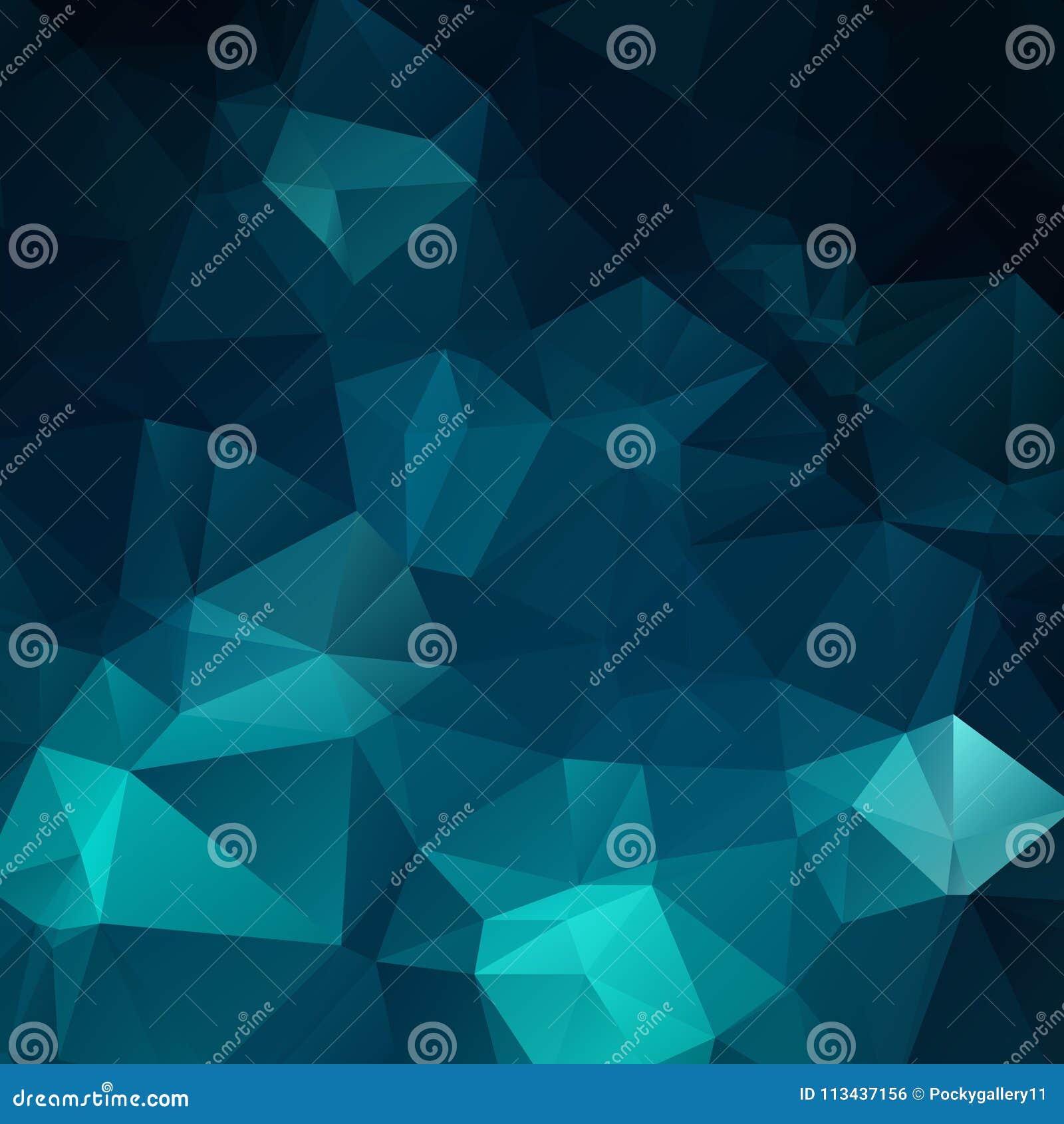 Abstract dark blue polygon stock illustration. Illustration of diamond ...