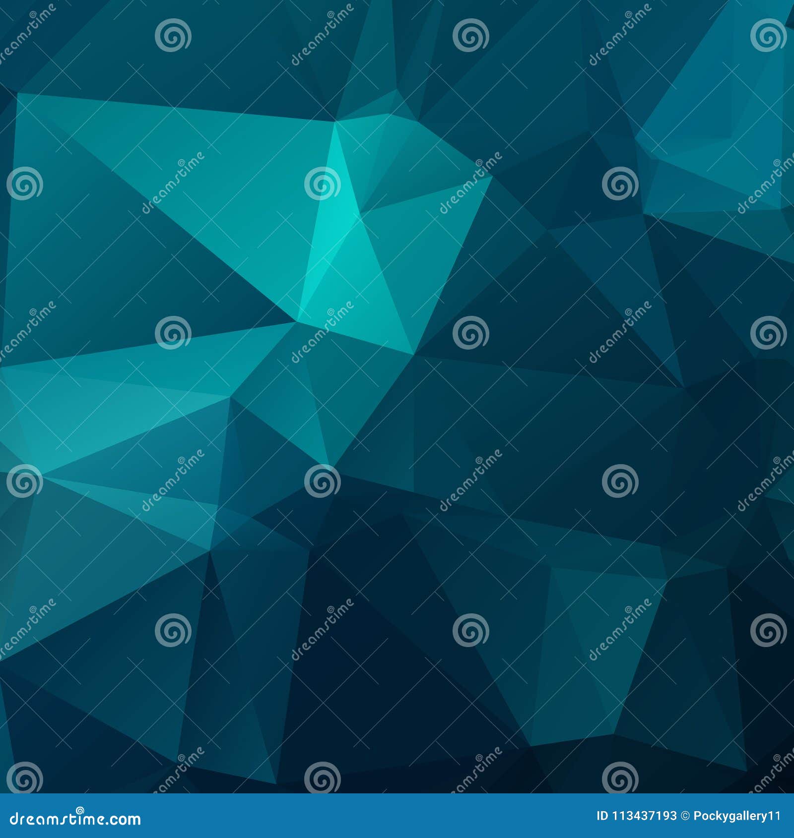 Abstract dark blue polygon stock illustration. Illustration of dark ...