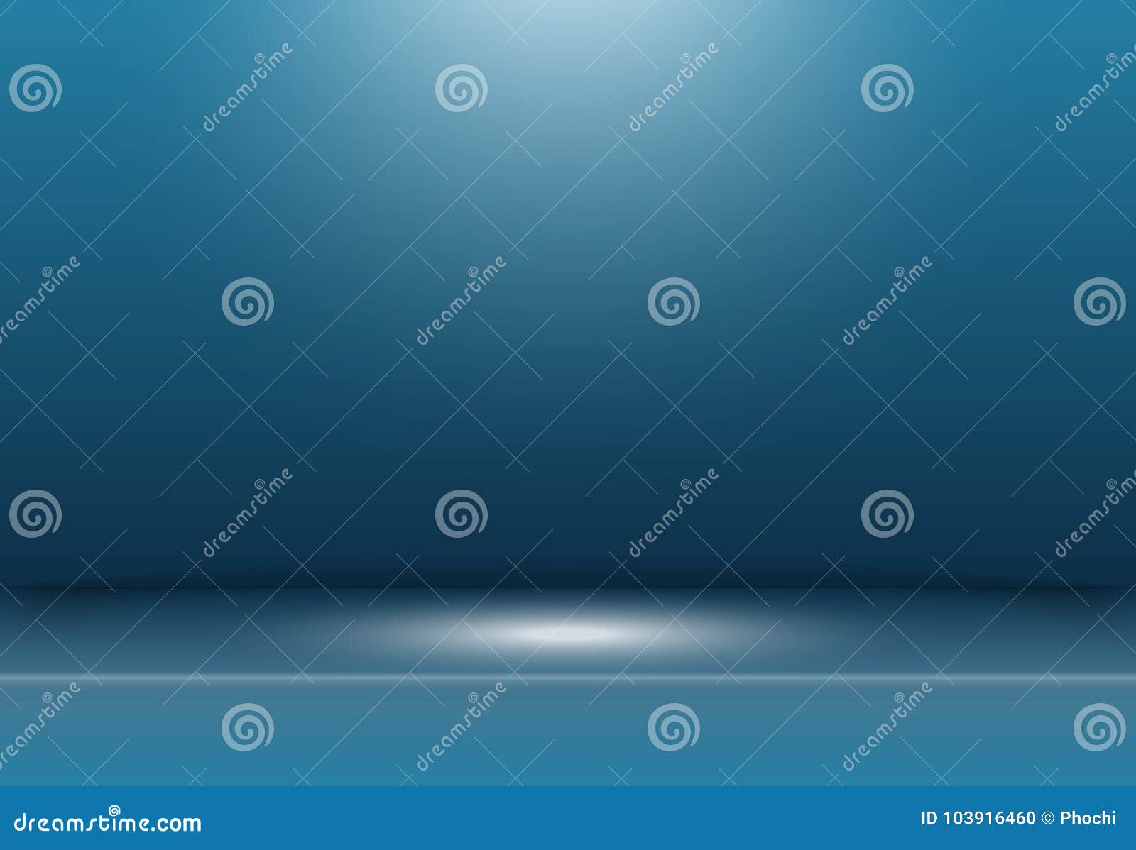 Abstract Dark Blue Studio Background with Lighting on Stage. Stock ...