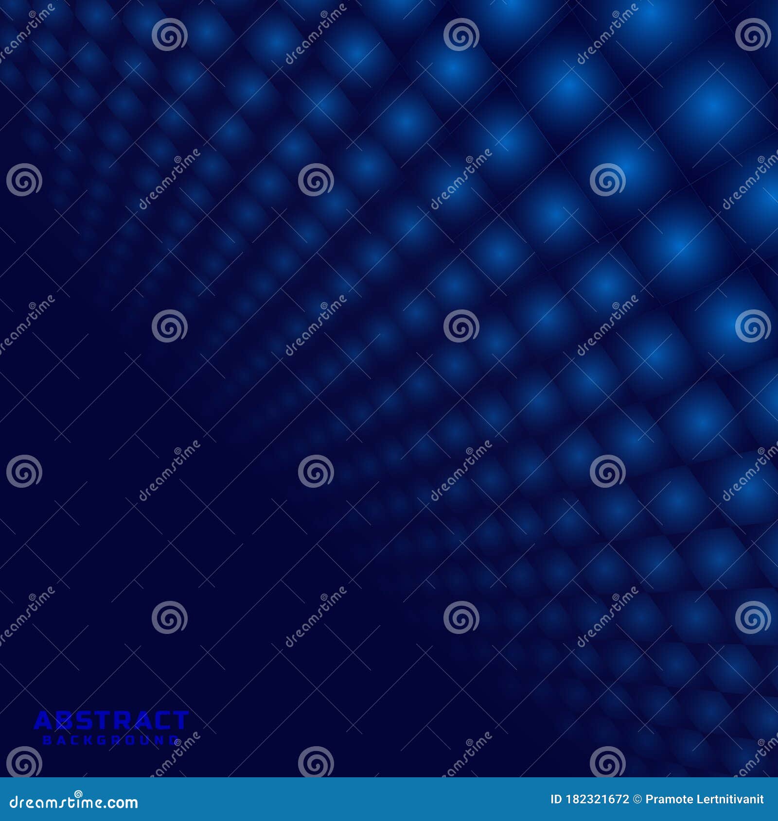 Abstract Dark Blue Subtle Lattice Square Pattern Perspective Background ...