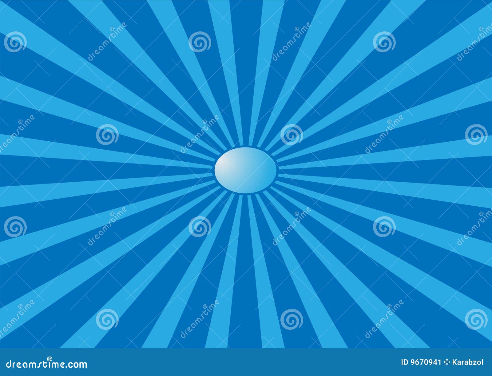The abstract dark blue sun stock vector. Illustration of color - 9670941