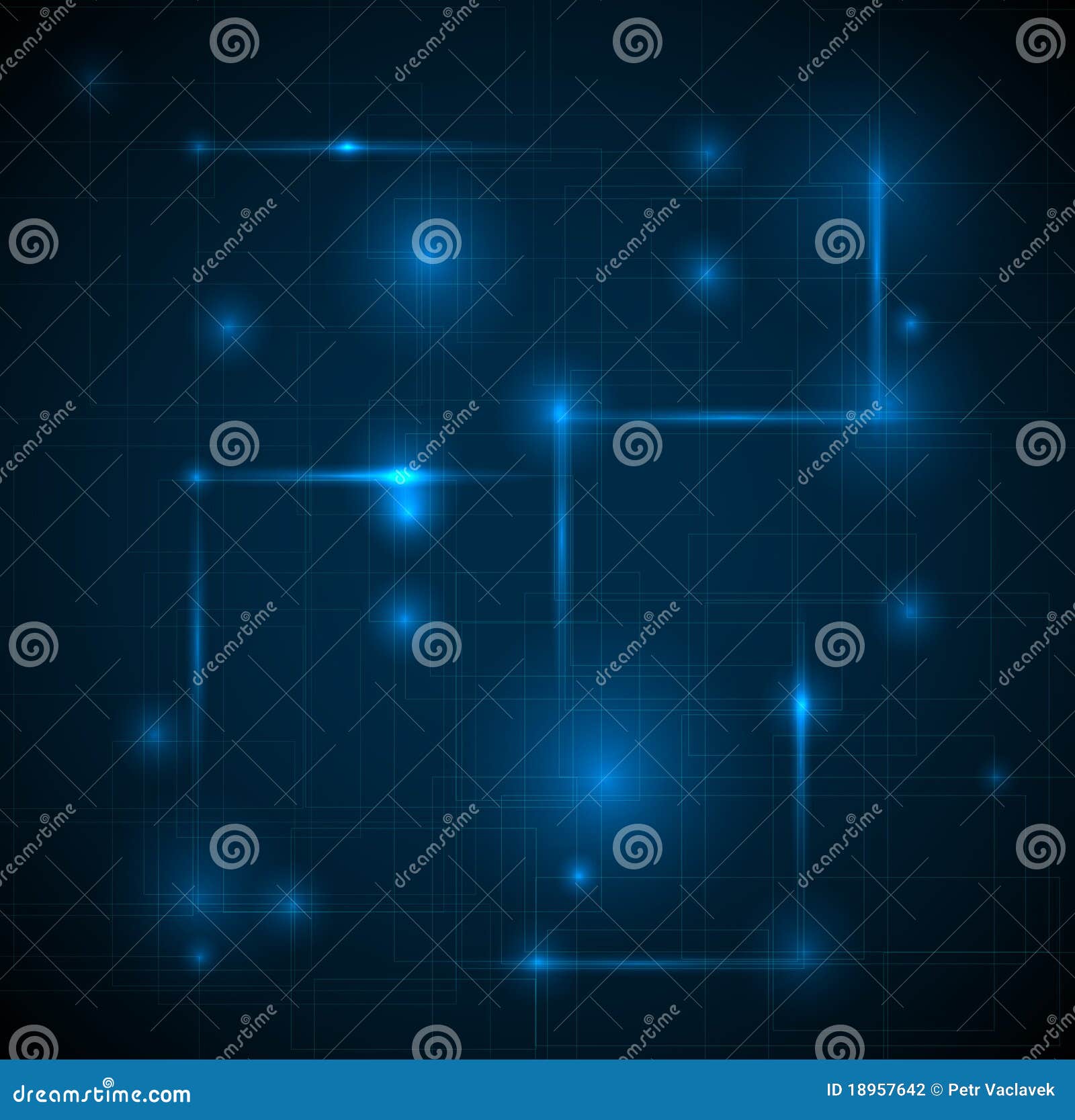 Abstract Dark Blue Technical Background Stock Illustration ...