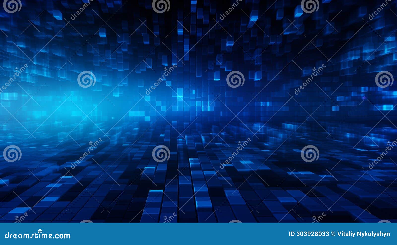 Technologic Background With Representation Of Binary Code Animation Binary Digits 1 And 0 In