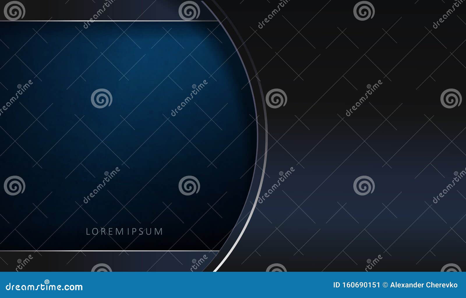 Abstract Dark Blue Texture Design with an Arc Shape Frame Stock Vector ...