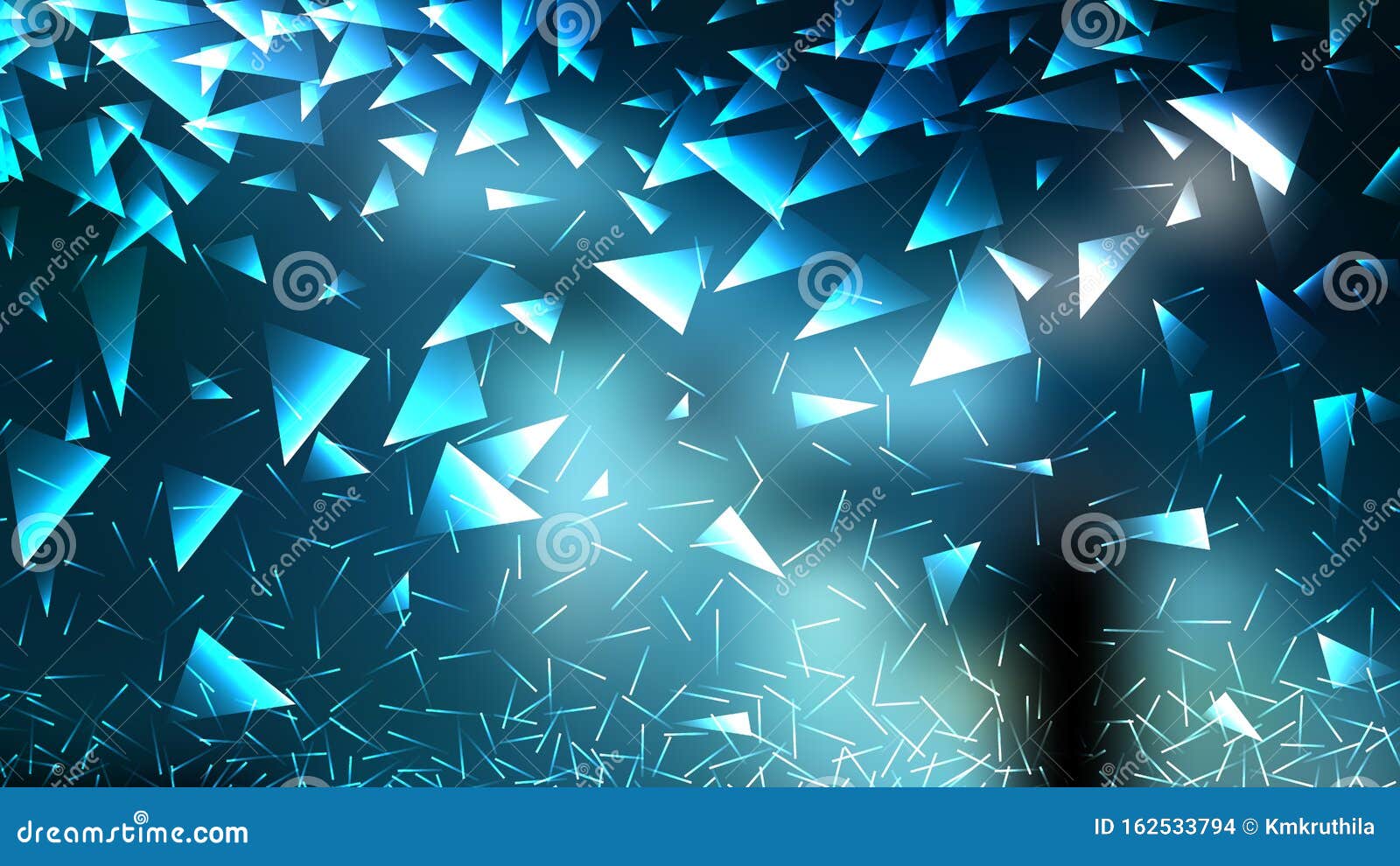 Abstract Dark Blue Triangle Background Image Stock Vector ...