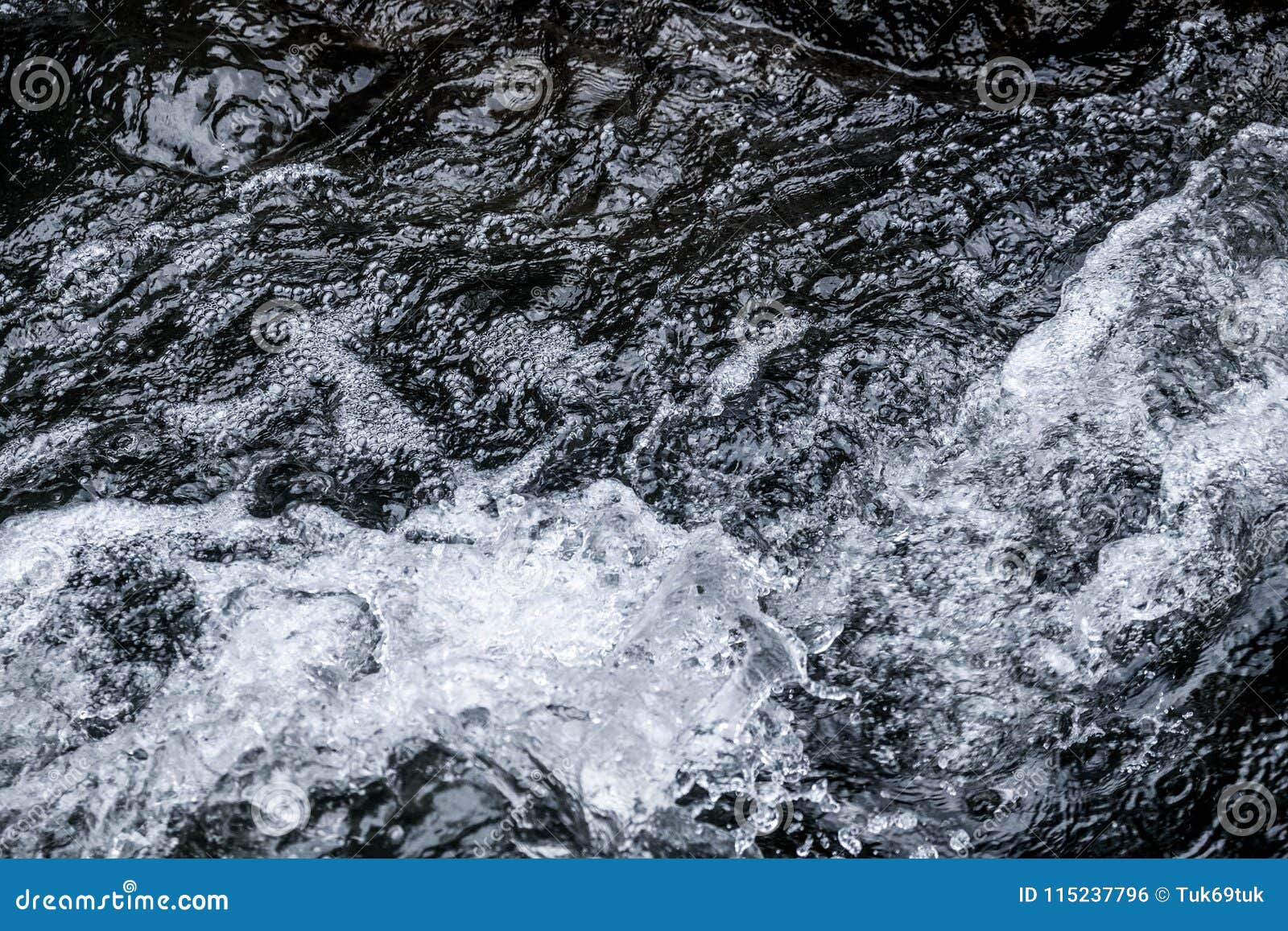 Abstract Dark Blue Waterfall Wave Water Background Texture Stock Photo ...