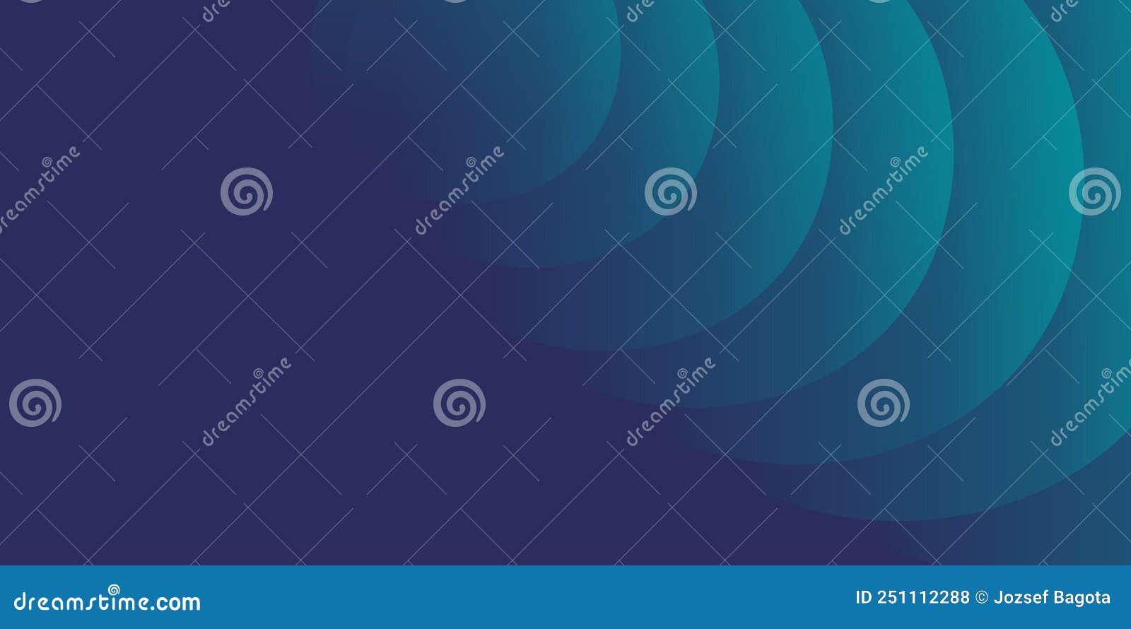 Abstract Dark Blue Wavy, Bubbly Round 3D Geometric Shapes, Circles ...