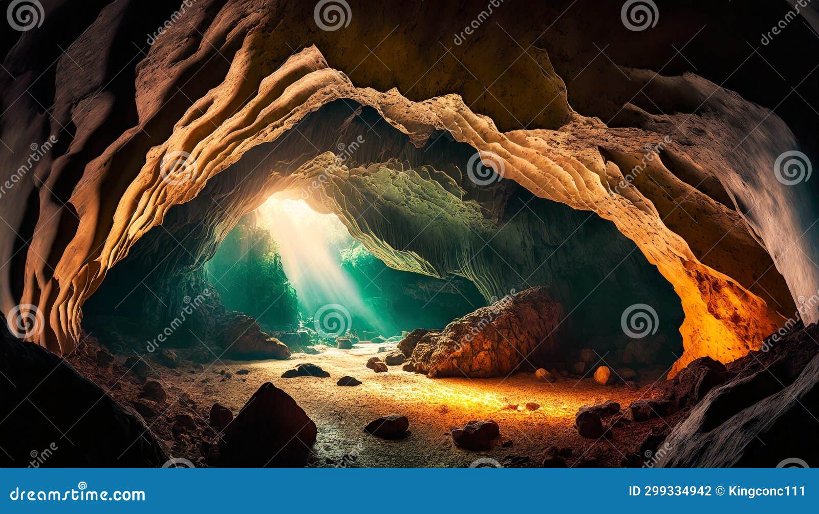 Abstract Dark Cave Illustration Stock Photo - Image of good, abstract ...