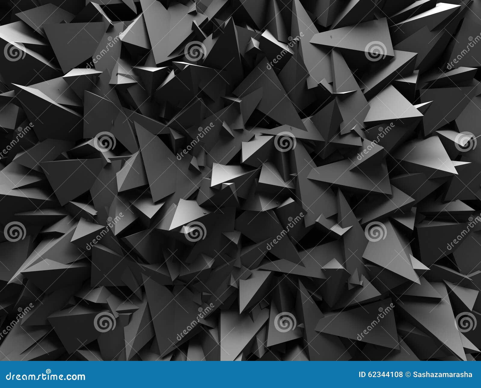 Abstract Dark Chaotic Wall Design Background Stock Illustration ...