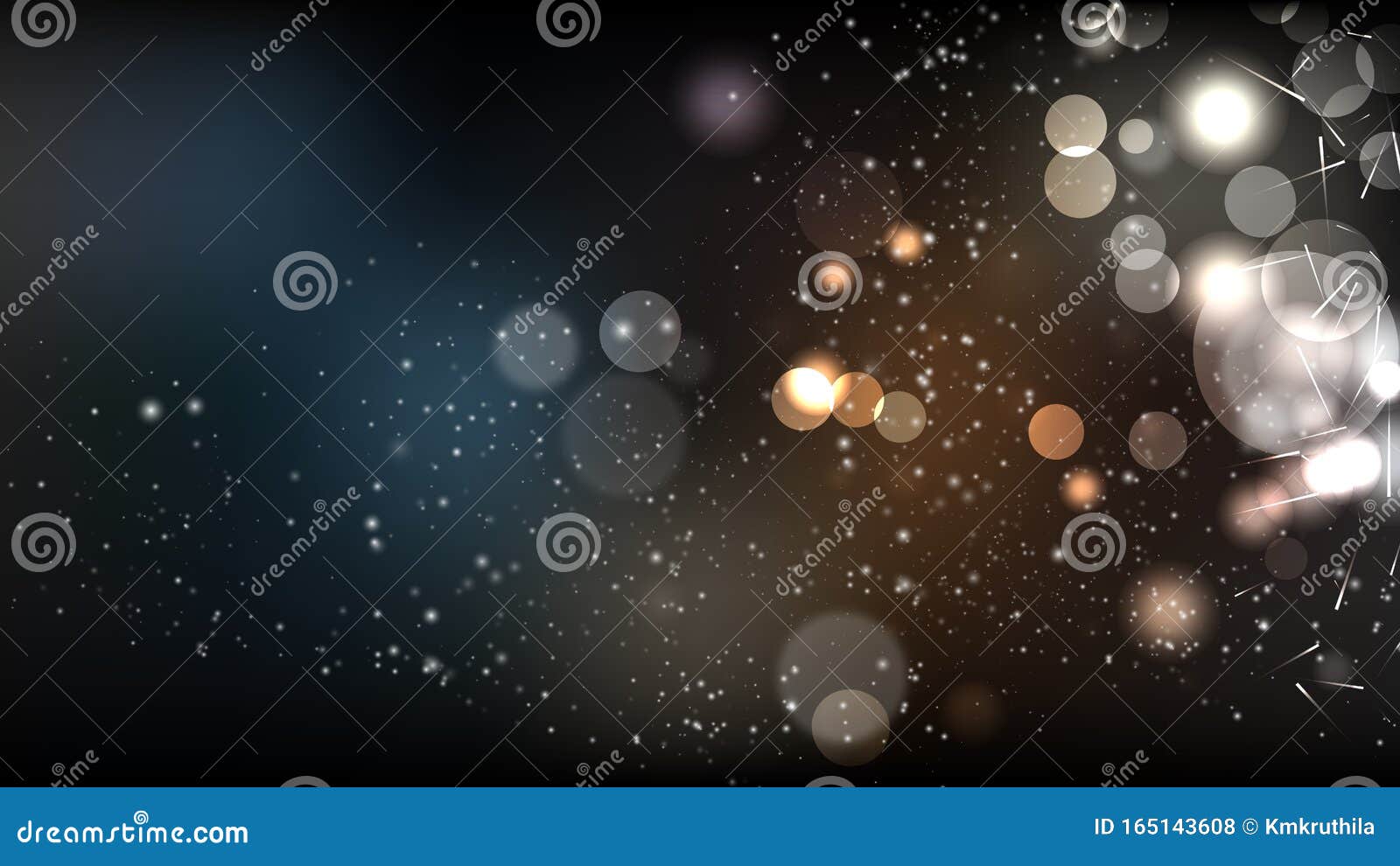 Abstract Dark Color Defocused Lights Background Vector Stock Vector ...
