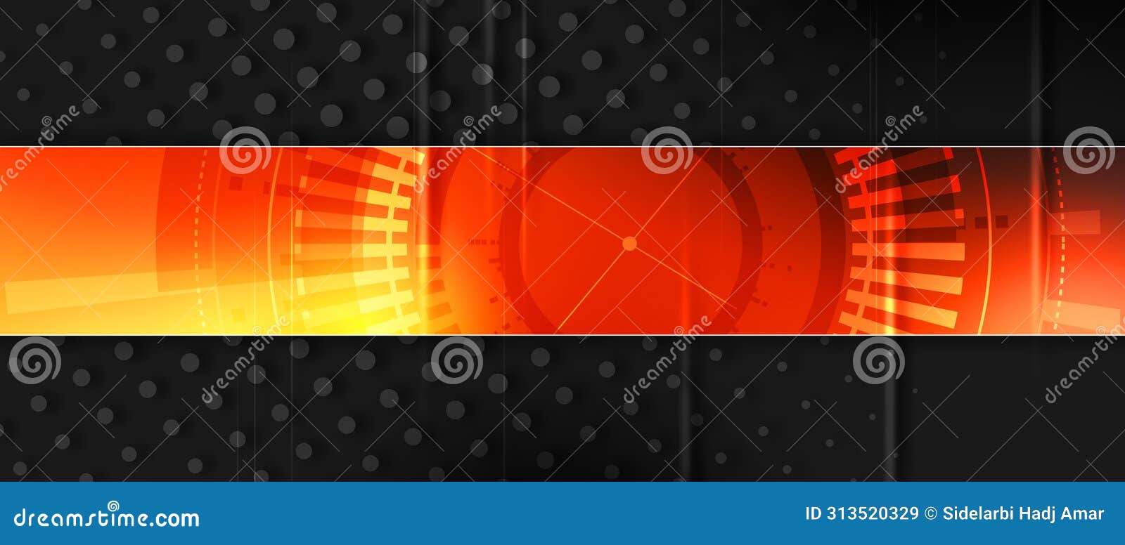 Abstract Dark Computer Technology Business Banner Background Stock ...