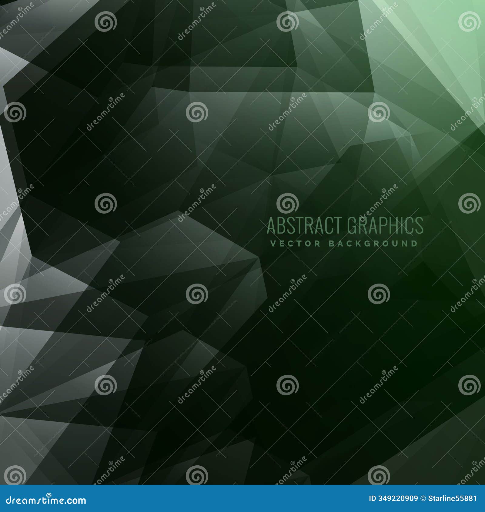 Abstract Dark 3d Depth Background Stock Vector - Illustration of ...