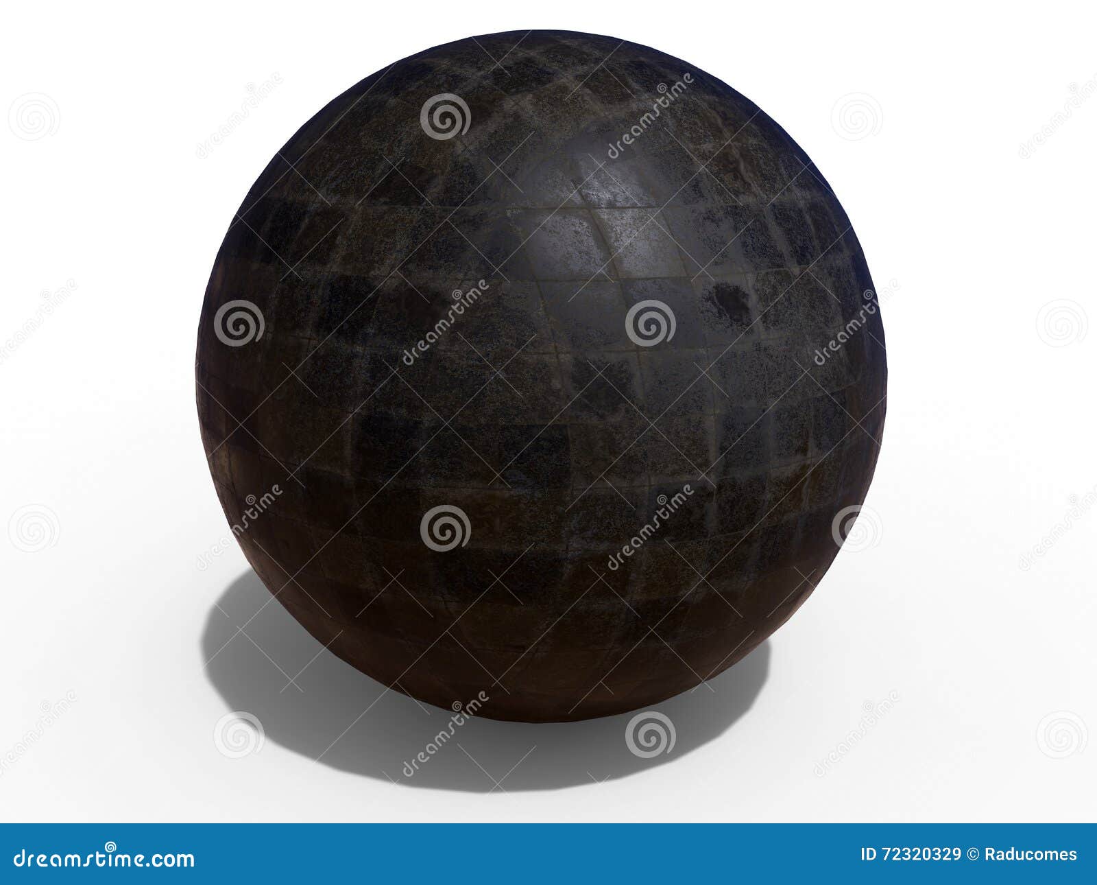 Abstract Dark Faceted Sphere Stock Illustration - Illustration of ...