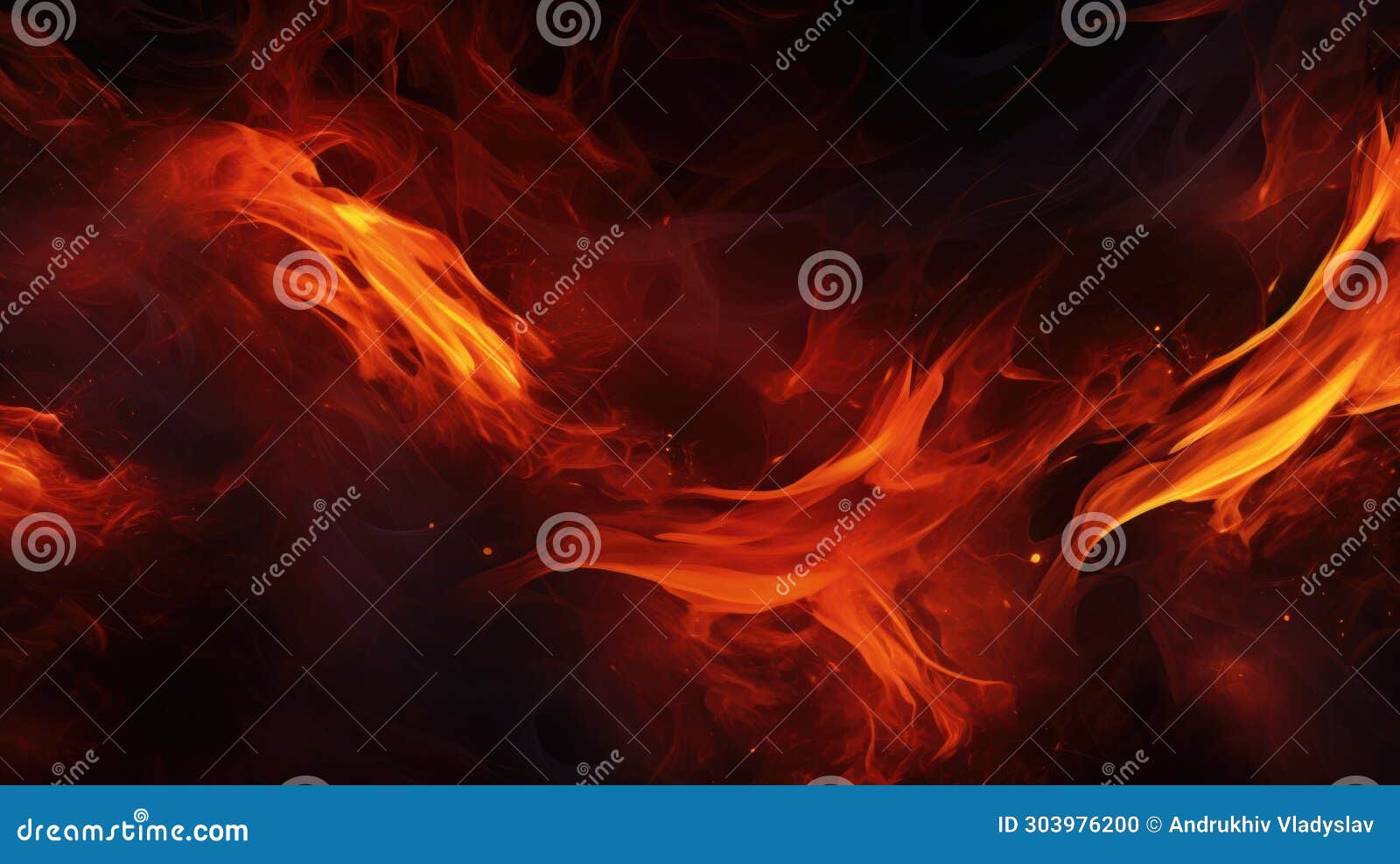 Dark Fire Vector Illustration | CartoonDealer.com #60144052