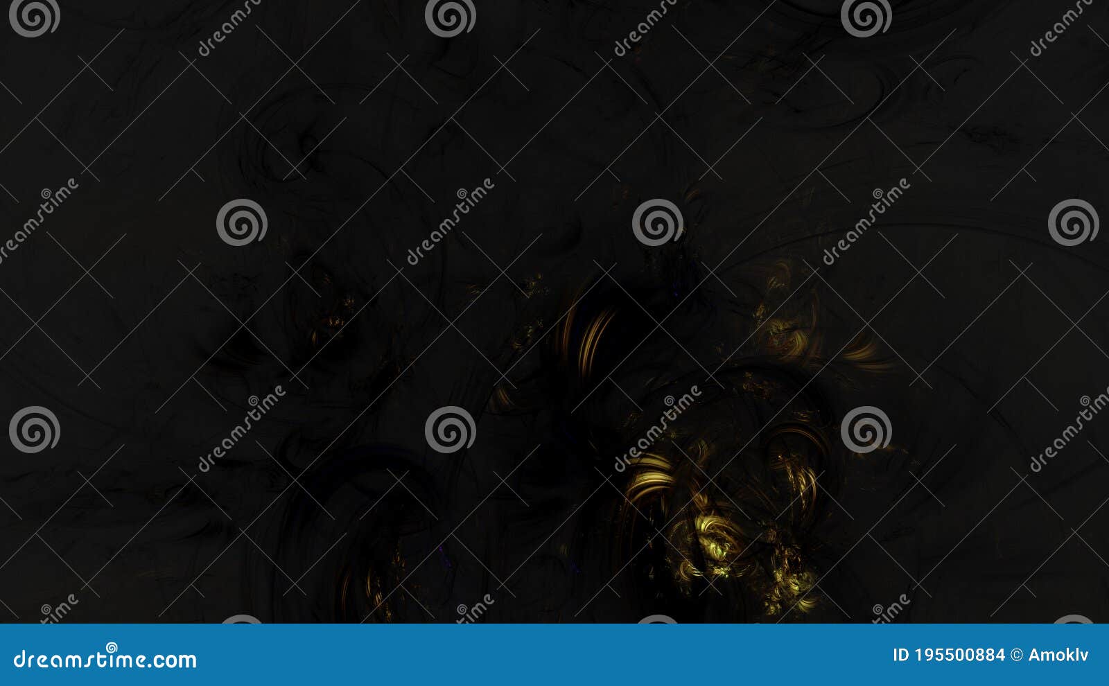 Abstract Dark Fractal Background Stock Illustration - Illustration of ...
