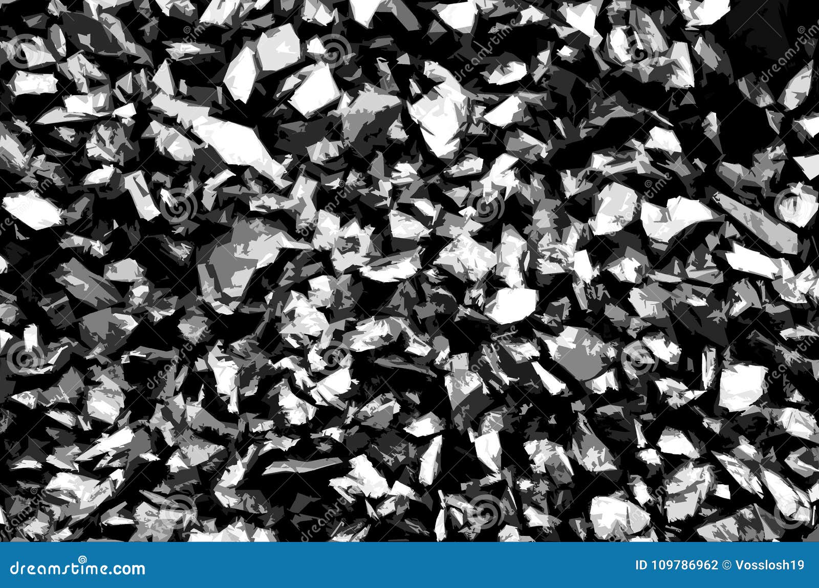 Abstract Dark Fragmented Background. Stock Illustration - Illustration ...