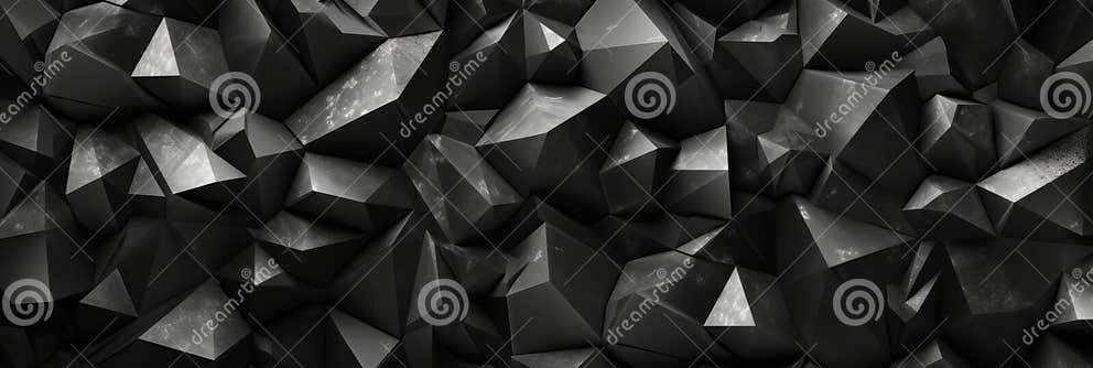 Abstract Dark Geometric Pattern Backdrop With Texture Surface Minimal Design Of Sharp
