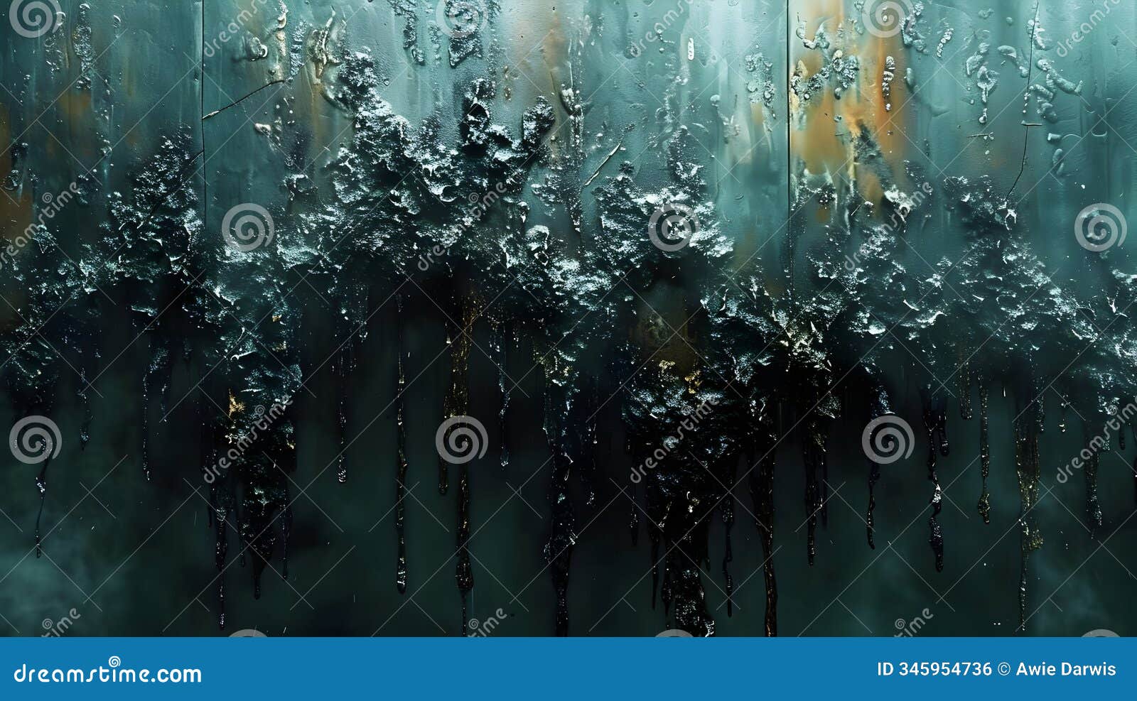 Abstract Dark Green Dripping Background Royalty-Free Stock Image ...