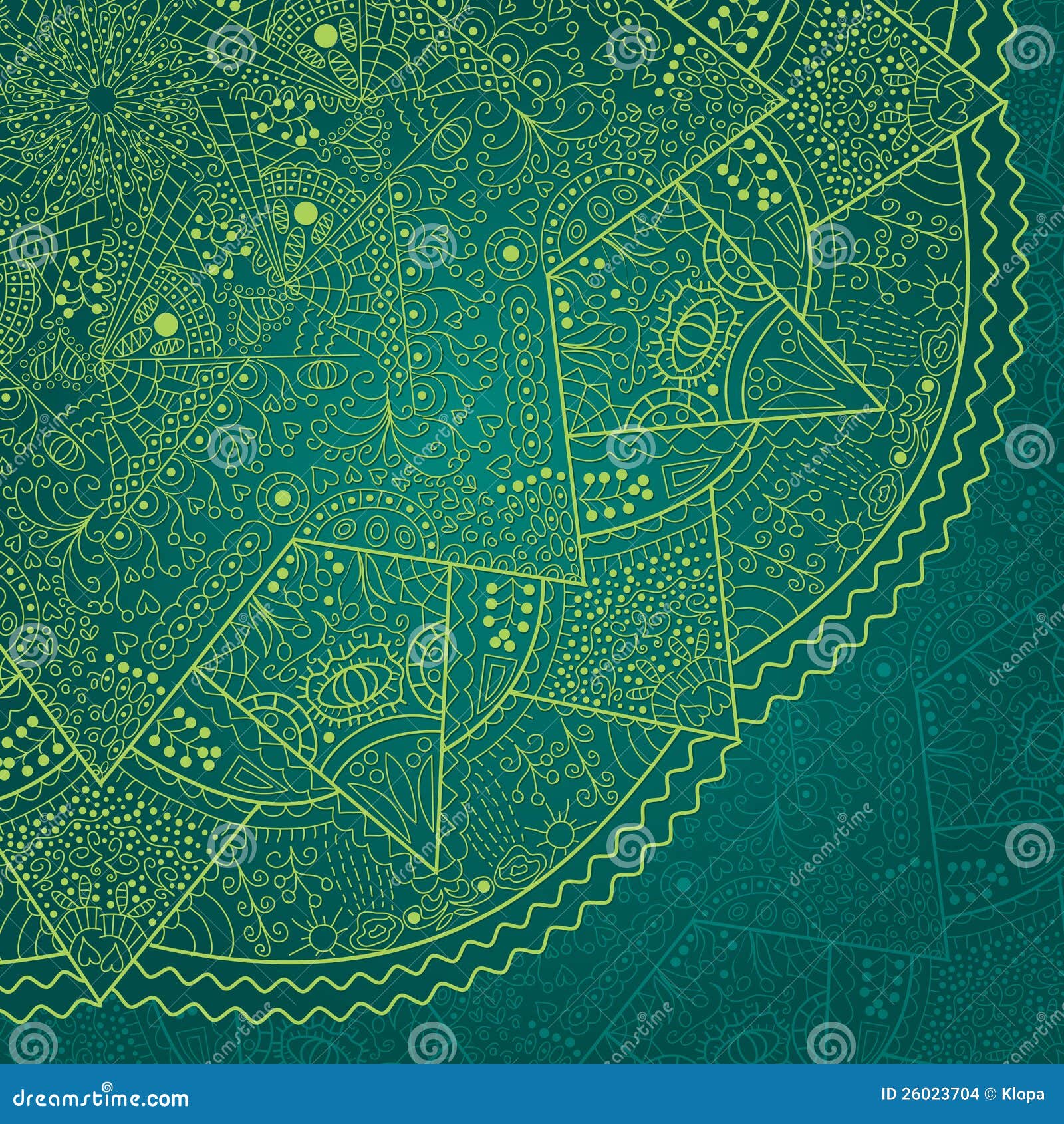 Abstract Dark Green Lace stock vector. Illustration of poster - 26023704