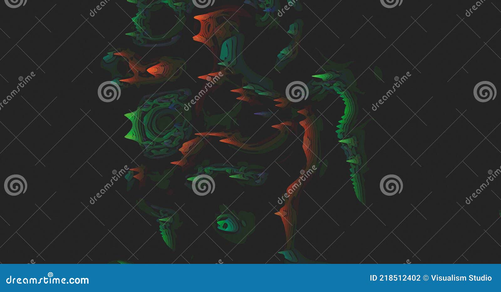 Green Psychedelic Space Texture Stock Image | CartoonDealer.com #4712803