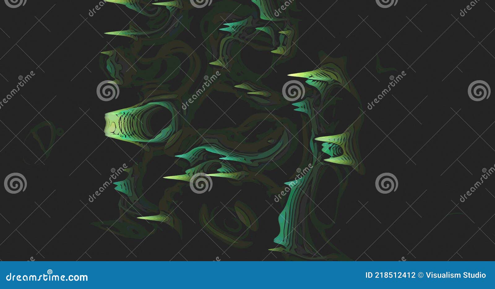 Green Psychedelic Space Texture Stock Image | CartoonDealer.com #4712803