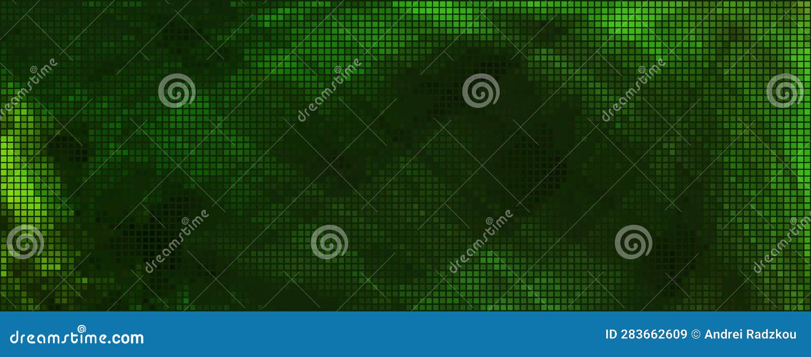 Abstract Dark Green Tech Background. Wide Vector Pattern Stock Vector ...