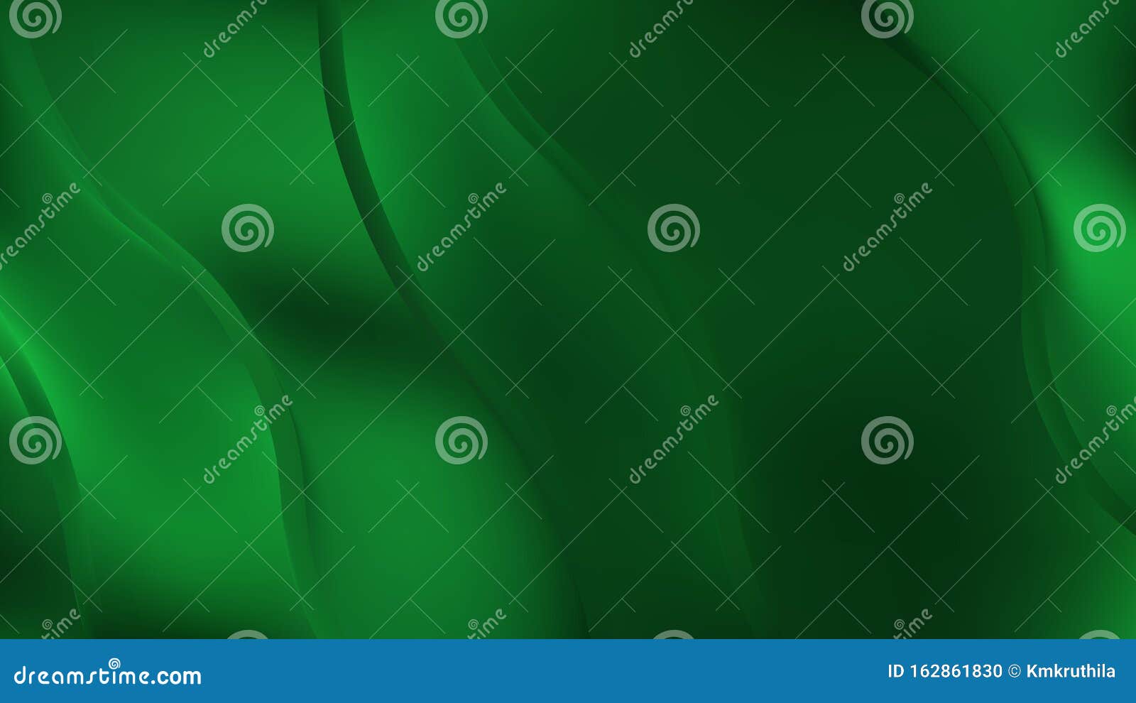 Abstract Dark Green Wavy Background Vector Graphic Stock Vector ...