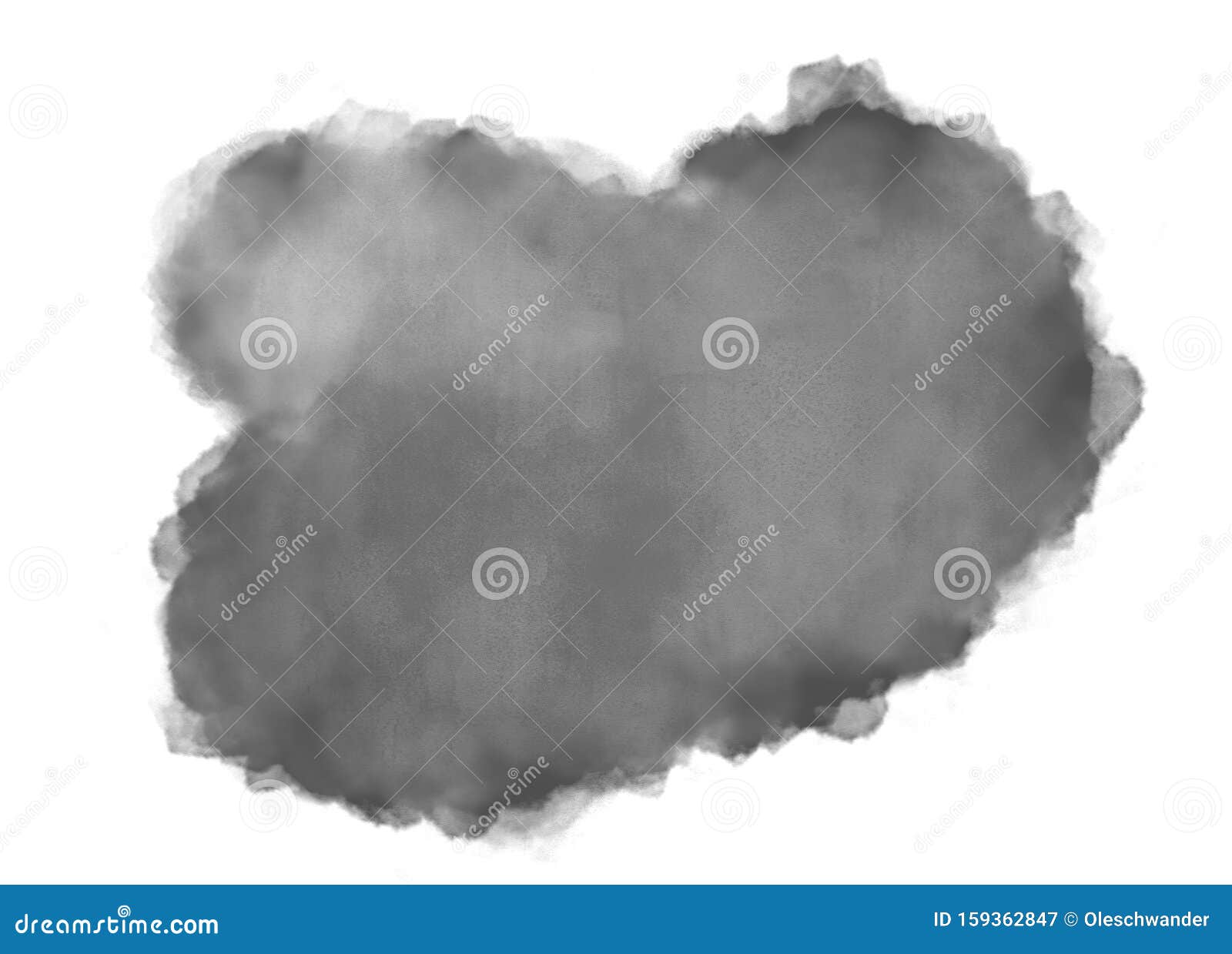 Abstract Dark Grey and Black Watercolor Splash on White Background ...