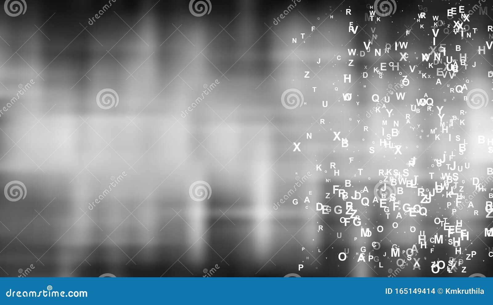 Abstract Dark Grey Letters Background Vector Illustration Stock Vector ...