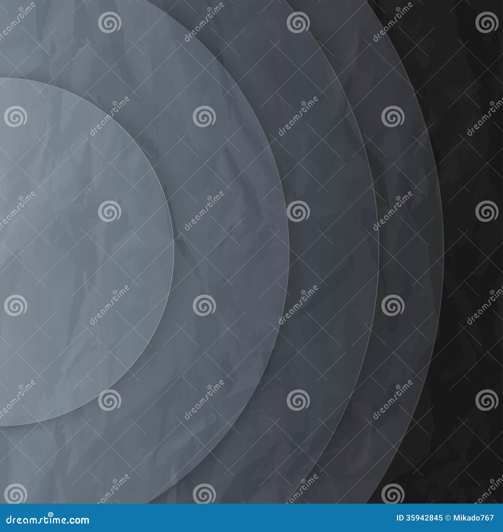 Abstract Dark Grey Paper Circles Background Stock Vector - Illustration ...