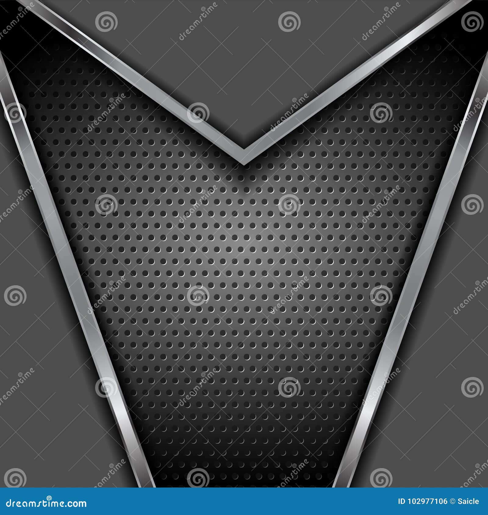 Abstract Dark Tech Vector Metallic Background Stock Vector - Illustration of design, brochure ...