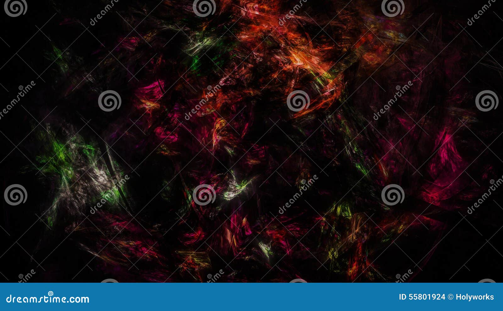 Abstract Dark Mess of Different Colors Stock Illustration ...