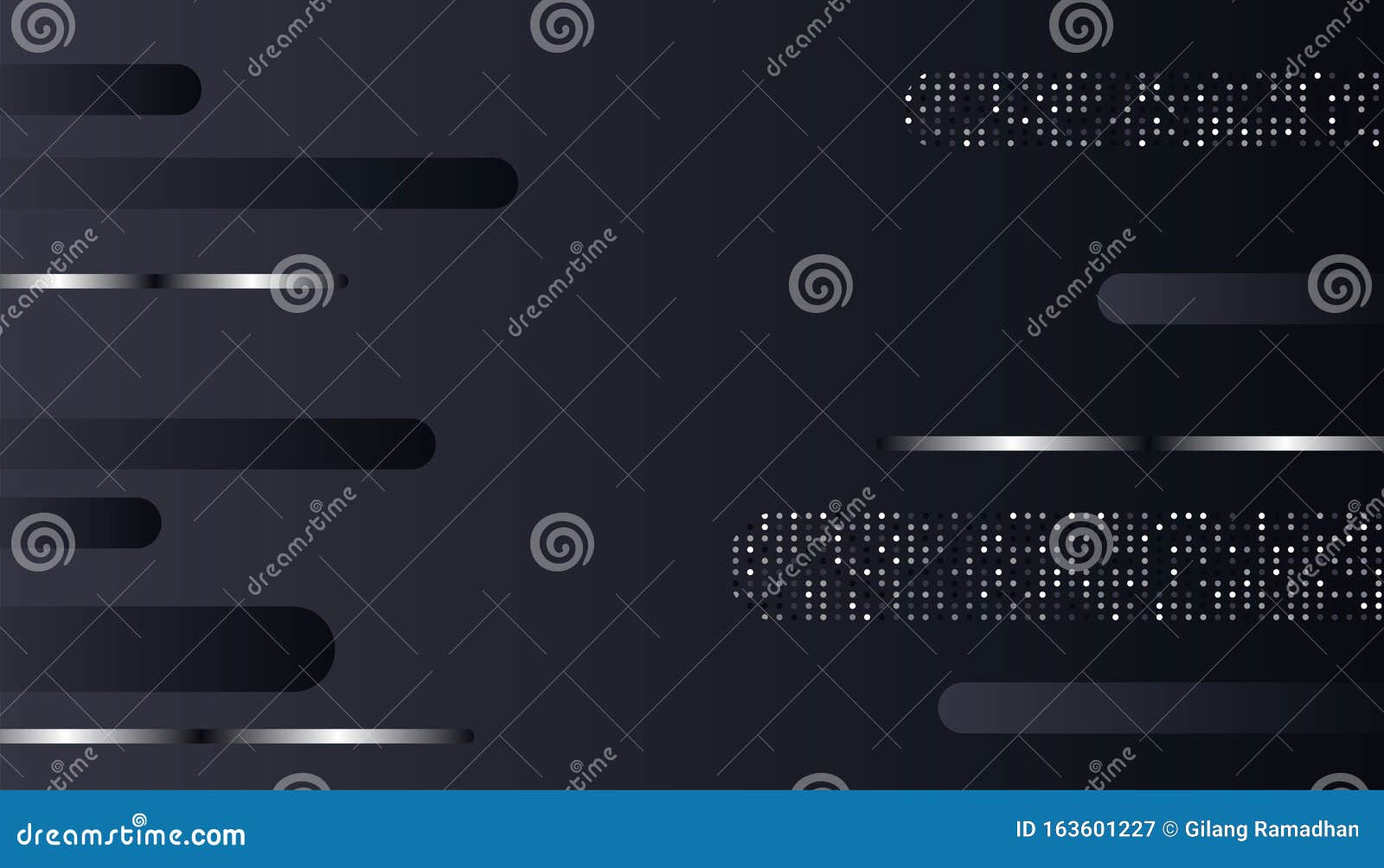Abstract Dark Metallic Silver Frame Layout Design Background Template ...