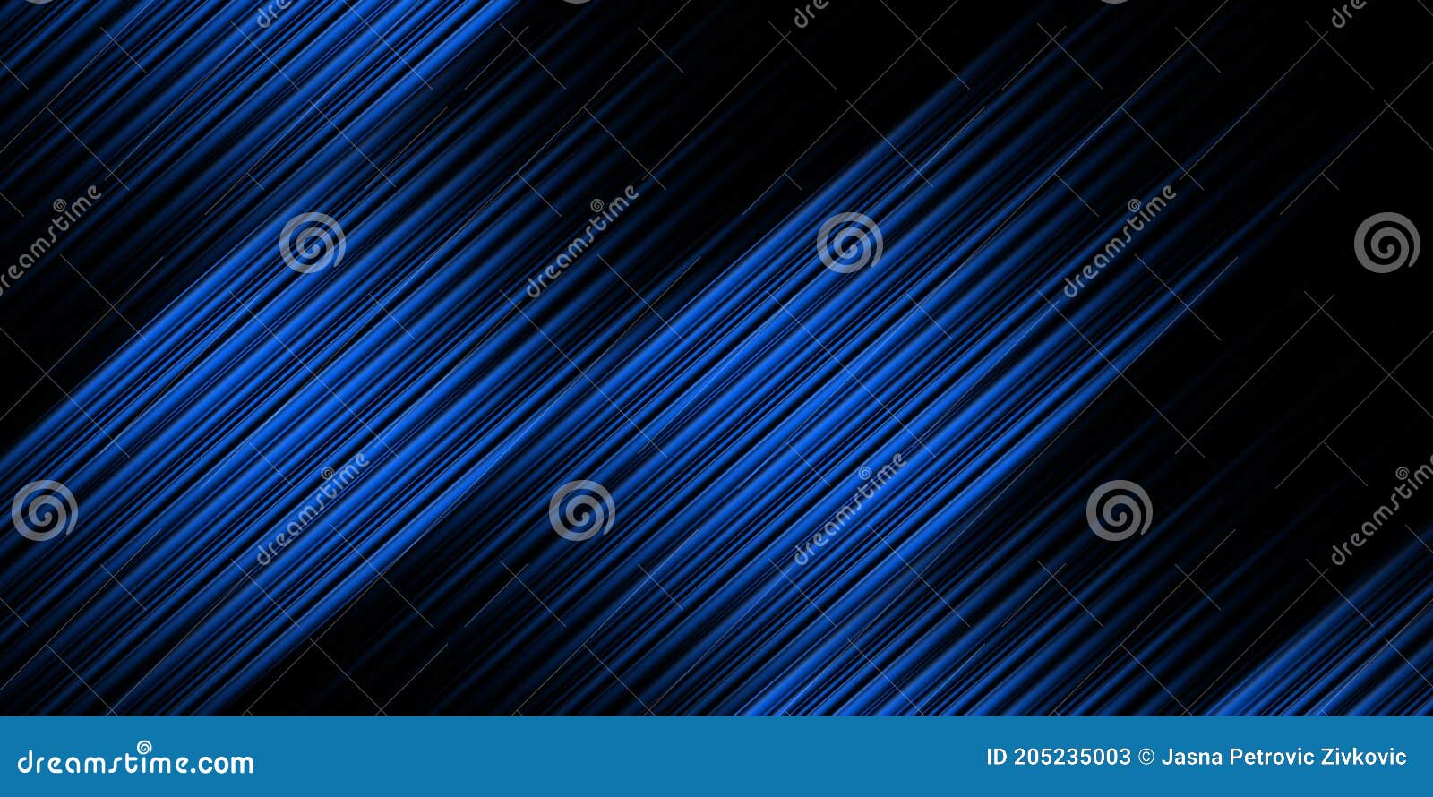 Abstract Dark Neon Blue Line Background Stock Illustration ...