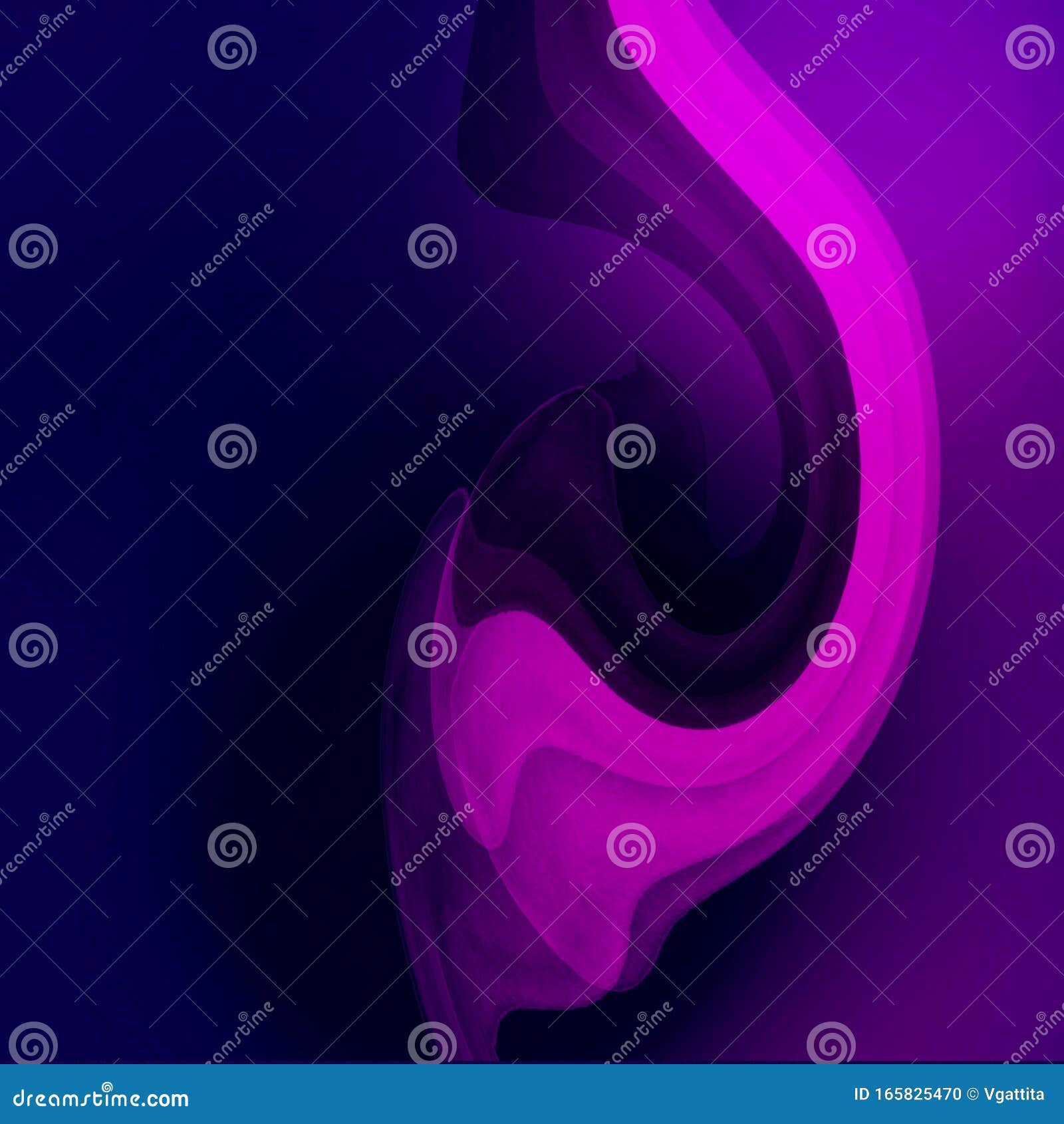 Abstract Neon Color Blue Pink Violet Background Stock Illustration ...