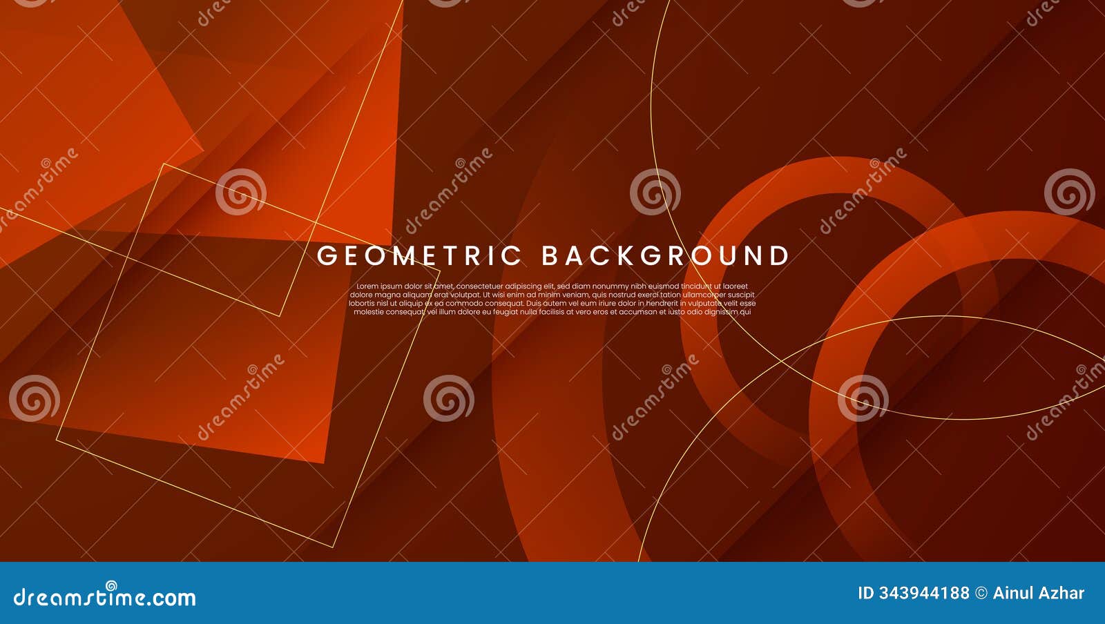 Abstract Dark Orange Liquid Color, with Simple Pattern Light Shape ...