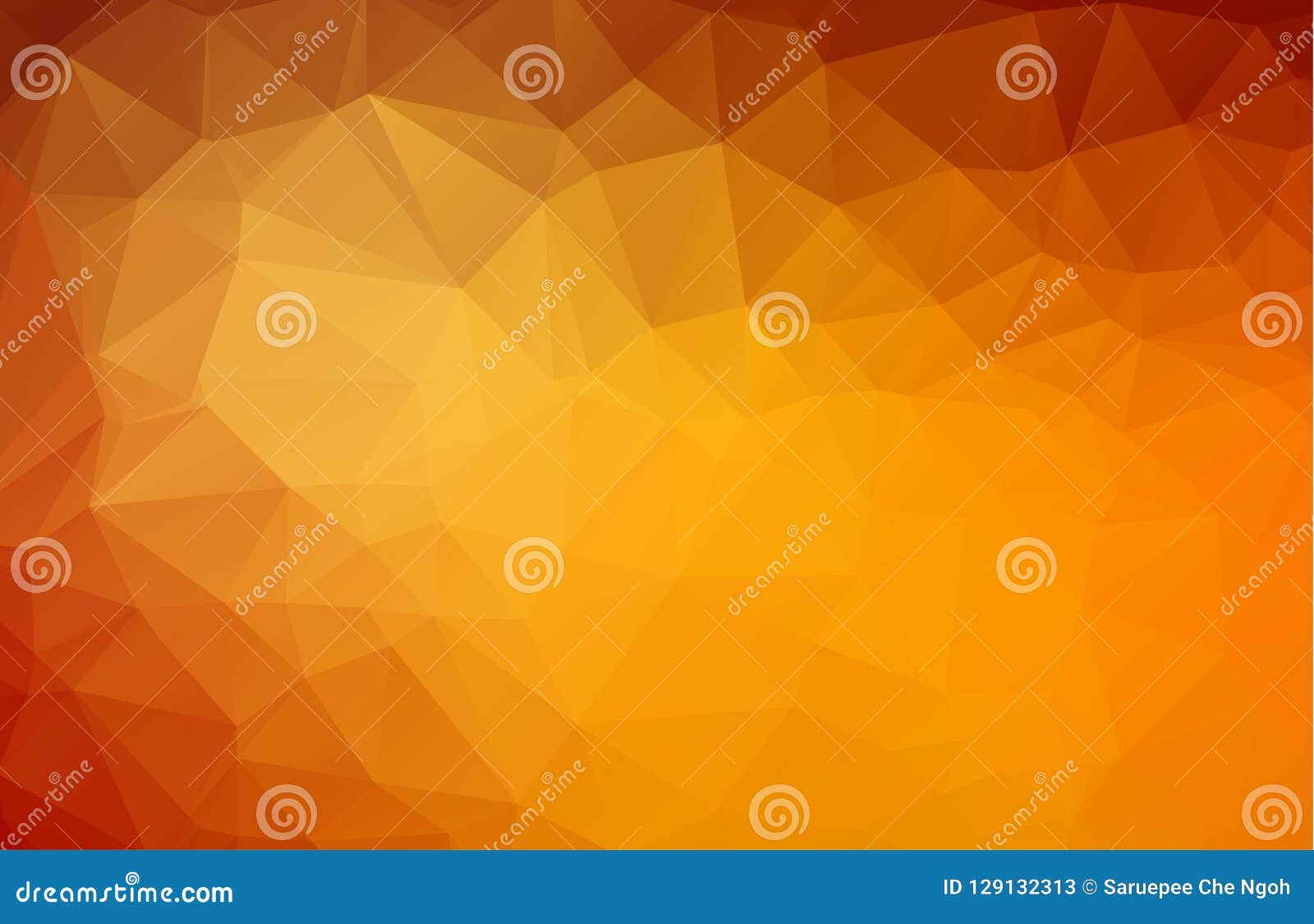 Abstract Dark Orange Polygonal Mosaic Background, Creative Design ...