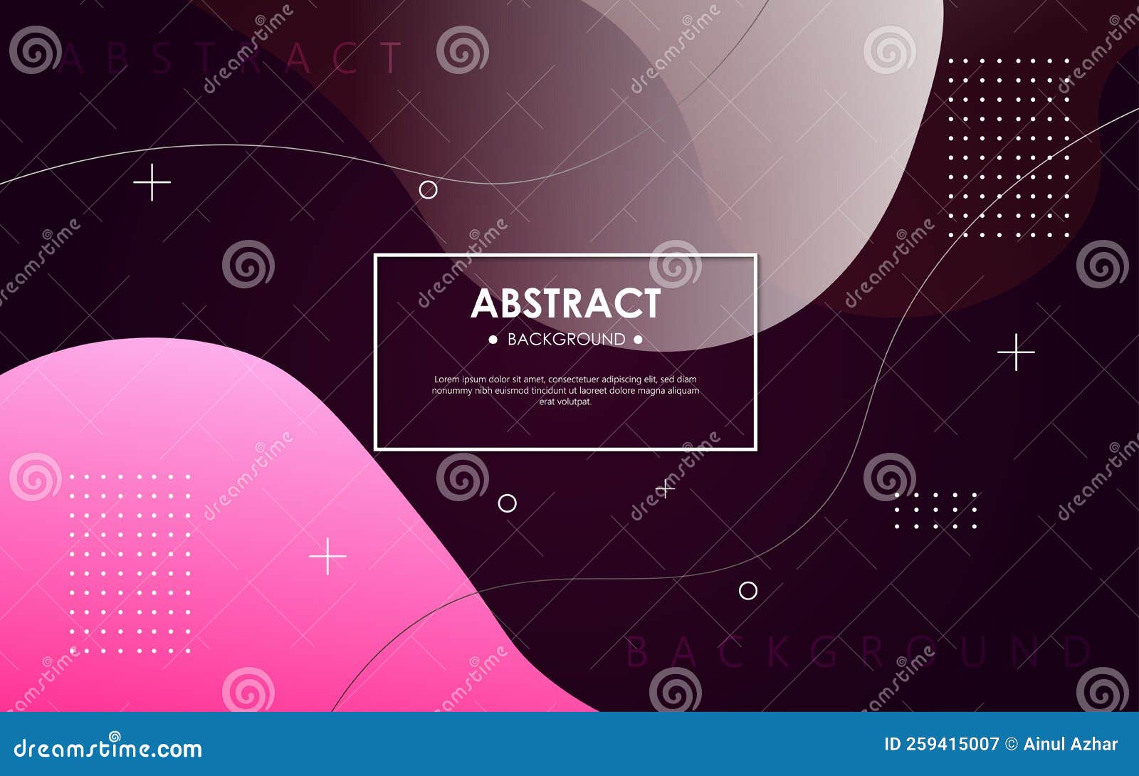 Abstract Dark Pink Liquid Color Gradient Wavy Geometric Fluid Shape ...