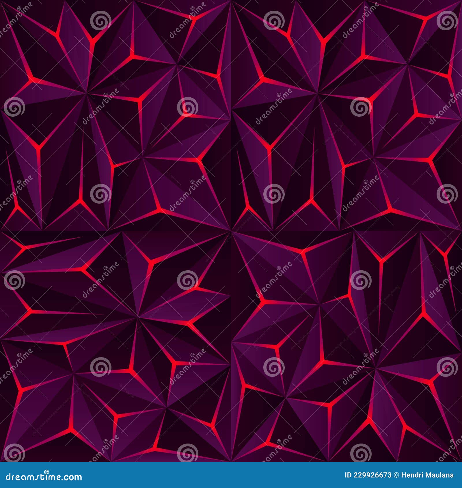 Abstract Dark Polygon Background with Light Effect Stock Vector ...