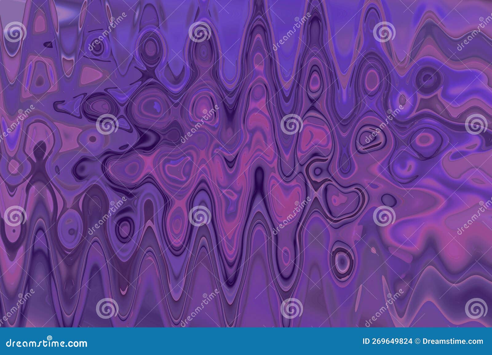 Abstract Dark Purple Background, Psychedelic Pattern with Beautiful ...